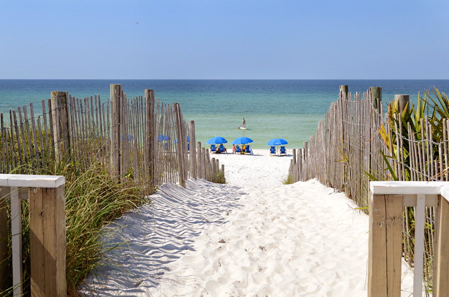 Seaside – Coleman Pavilion beach entrance